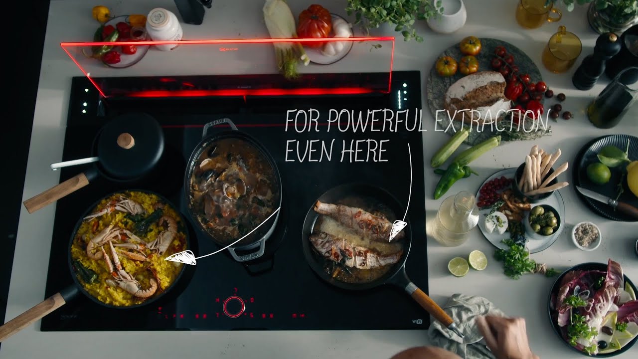 Neff Guided Air Downdraft Extraction | Demonstration video - YouTube