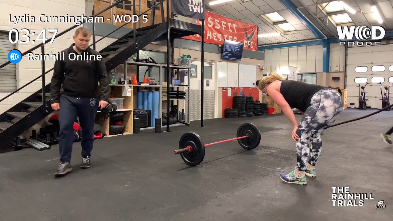 Rainhill wod 5 rocket female lydia cunningham - YouTube