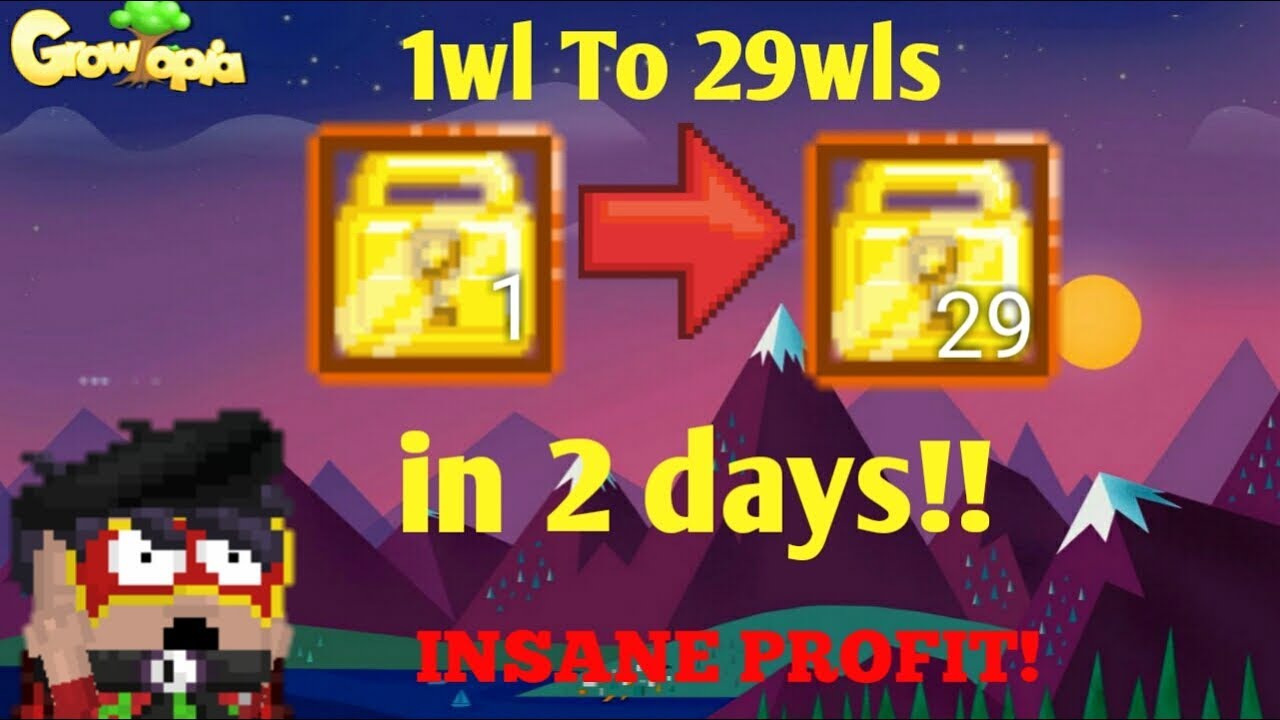 How to get rich with 1wl | 1wl to 29wls **MUST WATCH** | Growtopia ...