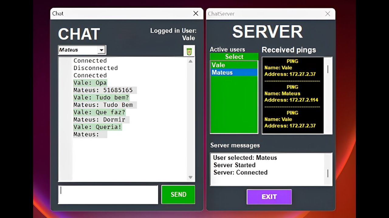 Chat Peer to Peer - Delphi 7 - YouTube