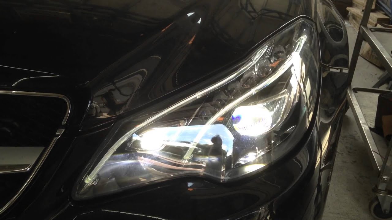 Exotic Mods facelift kit for Mercedes Benz E Coupe W207 with Dynamic ...