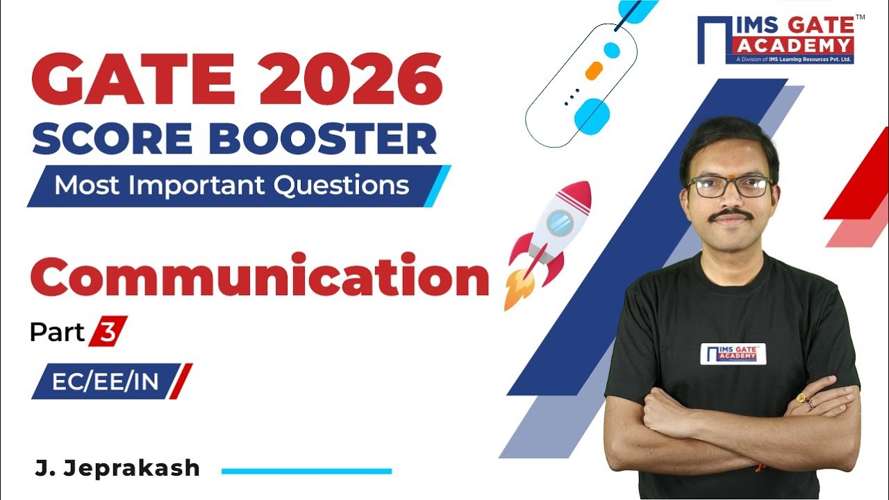 Communication GATE ECE Important Questions | GATE 2026 EC/IN Score ...