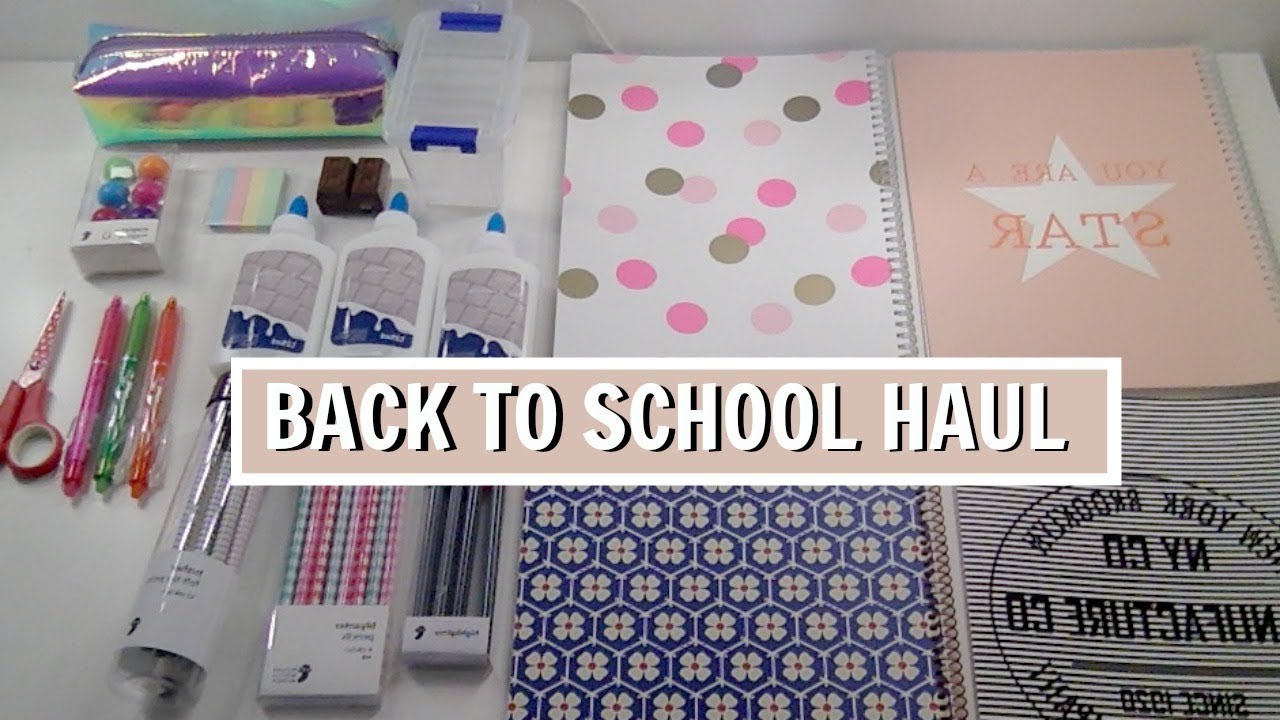 Back to school haul! - YouTube