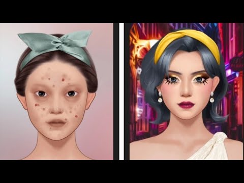 makeup, makeup transformation, makeup animation, makeup Game 💄 - YouTube