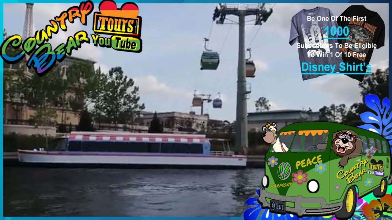 Walt Disney World Friendship Boat FULL RIDE To Boardwalk Resort to ...