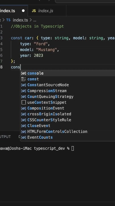 Objects in Typescript - YouTube