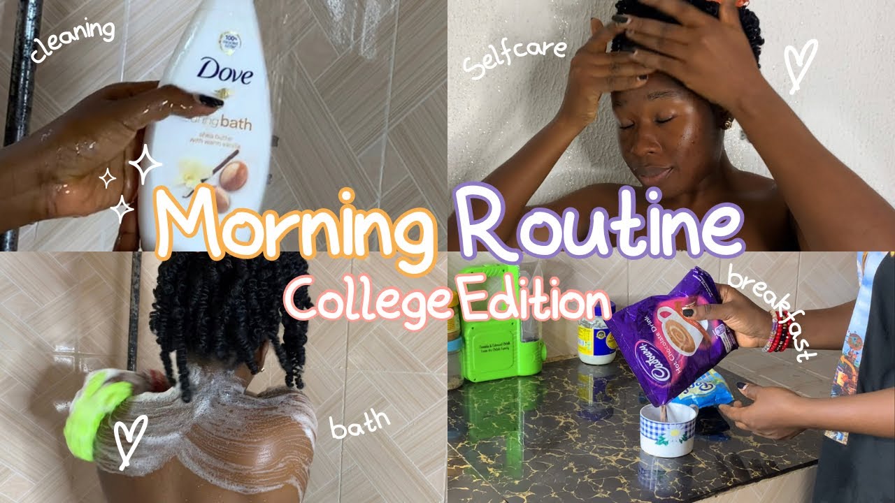 My 6am productive morning & shower routine Nigeria university student ...