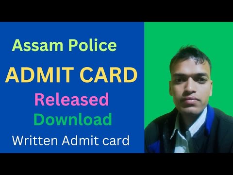 Assam Police Admit Card Download | Assam Police AB/UB APRO SI Written ...