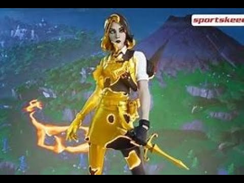 NEW FEMALE MIDAS SKIN IN FORTNITE GAMEPLAY - YouTube
