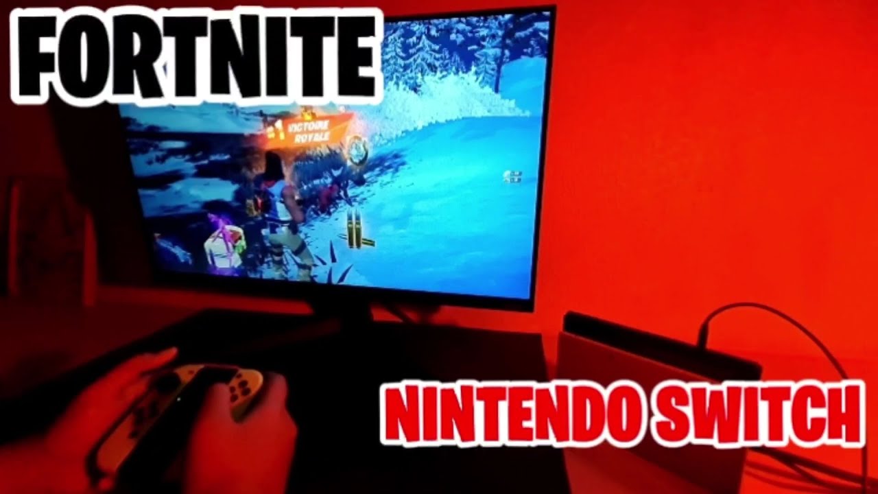 Fortnite on Nintendo Switch Gameplay #1 - YouTube