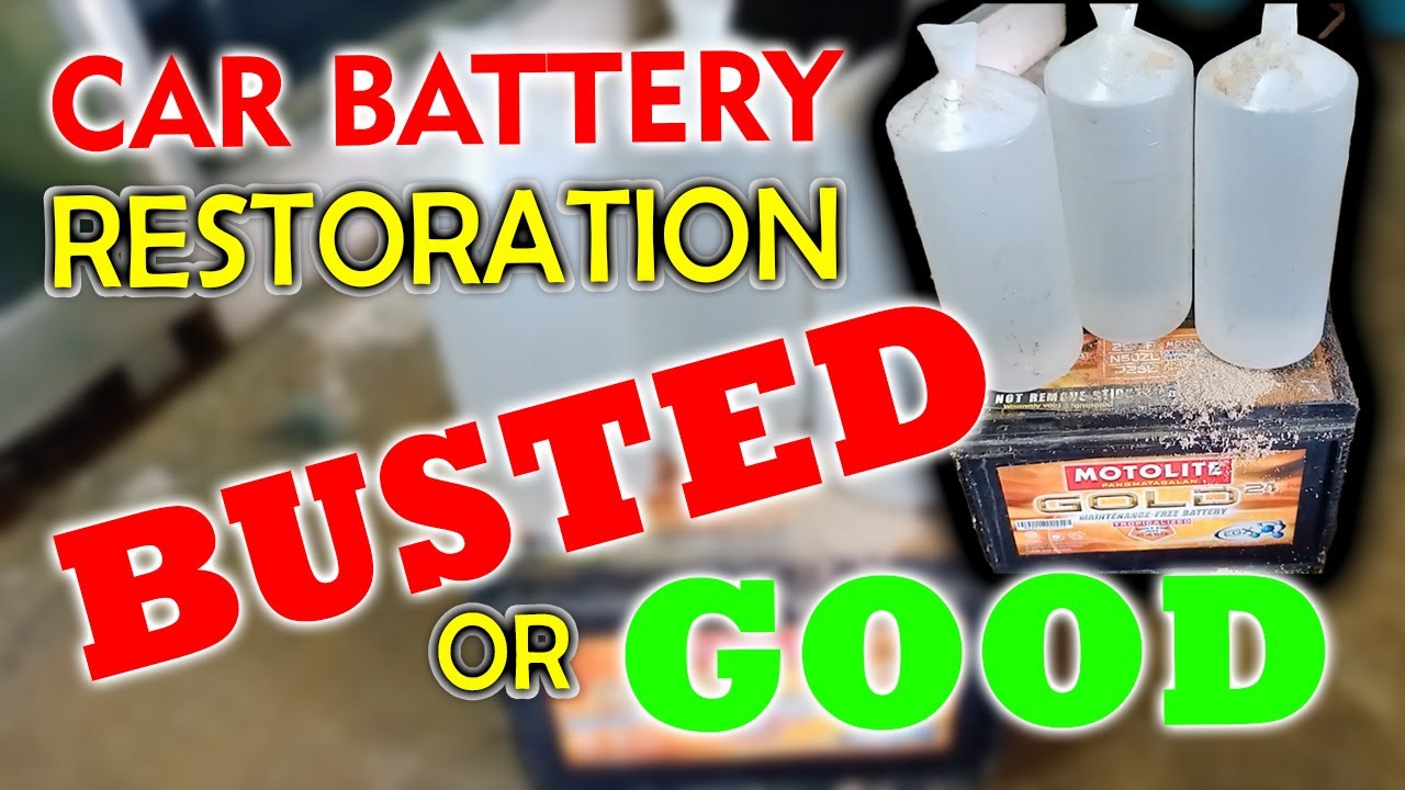 BATTERY RESTORATION BUSTED OR GOOD MOTOLITE GOLD MAINTENANCE FREE ...