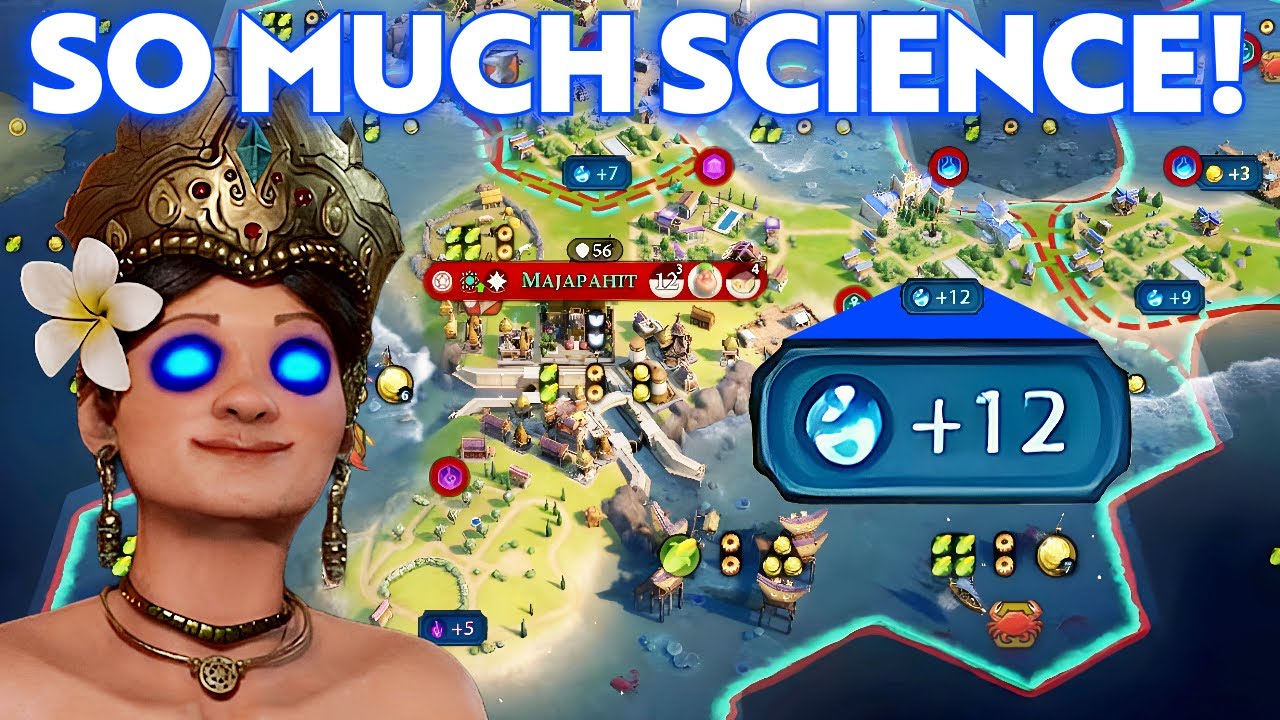 The Most SCIENCE I've Ever Seen in Civ 6! (Gitarja #1) - YouTube