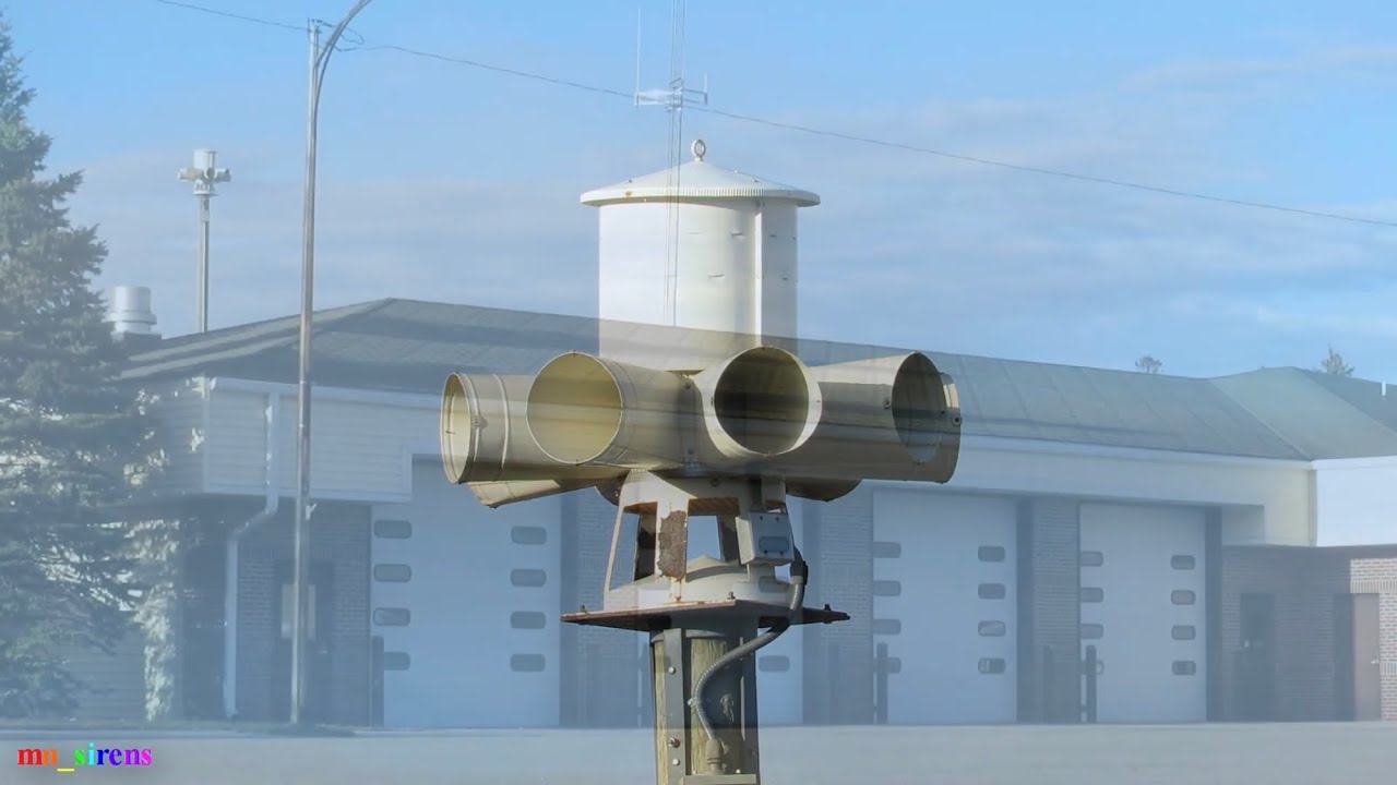 Sentry 7V8 Siren Test - Full Alert - Parkers Prairie, MN (MN Tornado ...