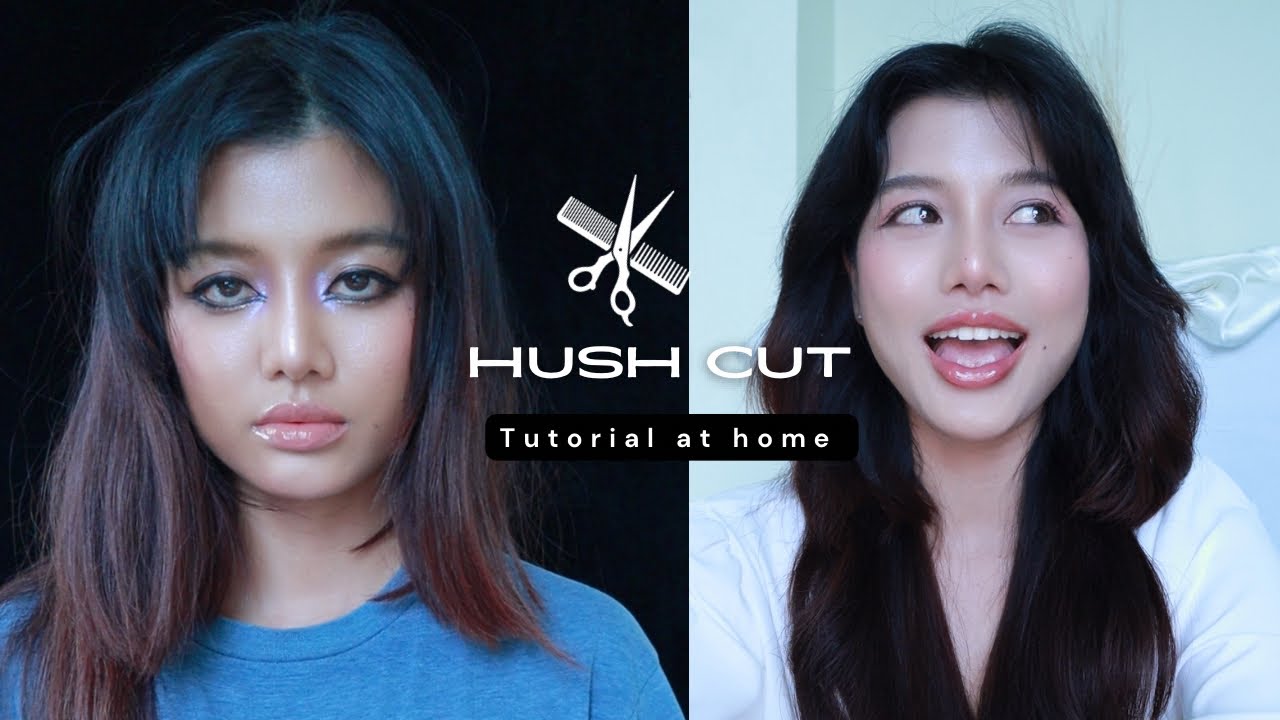 Hush cut tutorial - YouTube