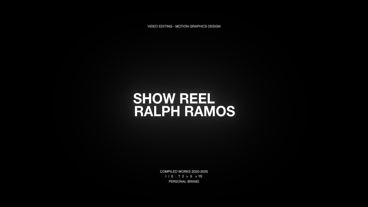 Ralph Ramos - 2025 SHOWREEL - YouTube