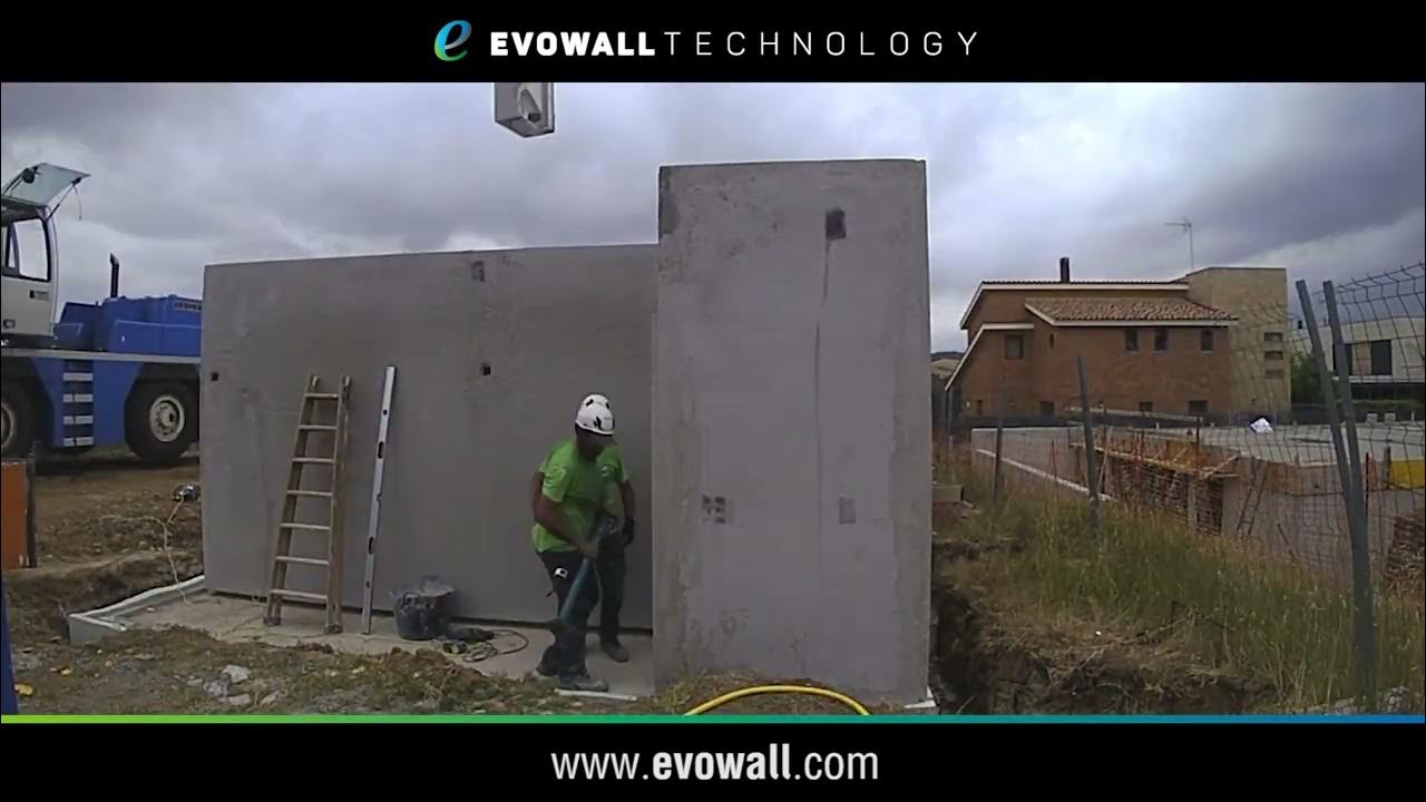 Time-lapse casa EVOWALL a la Roca - YouTube