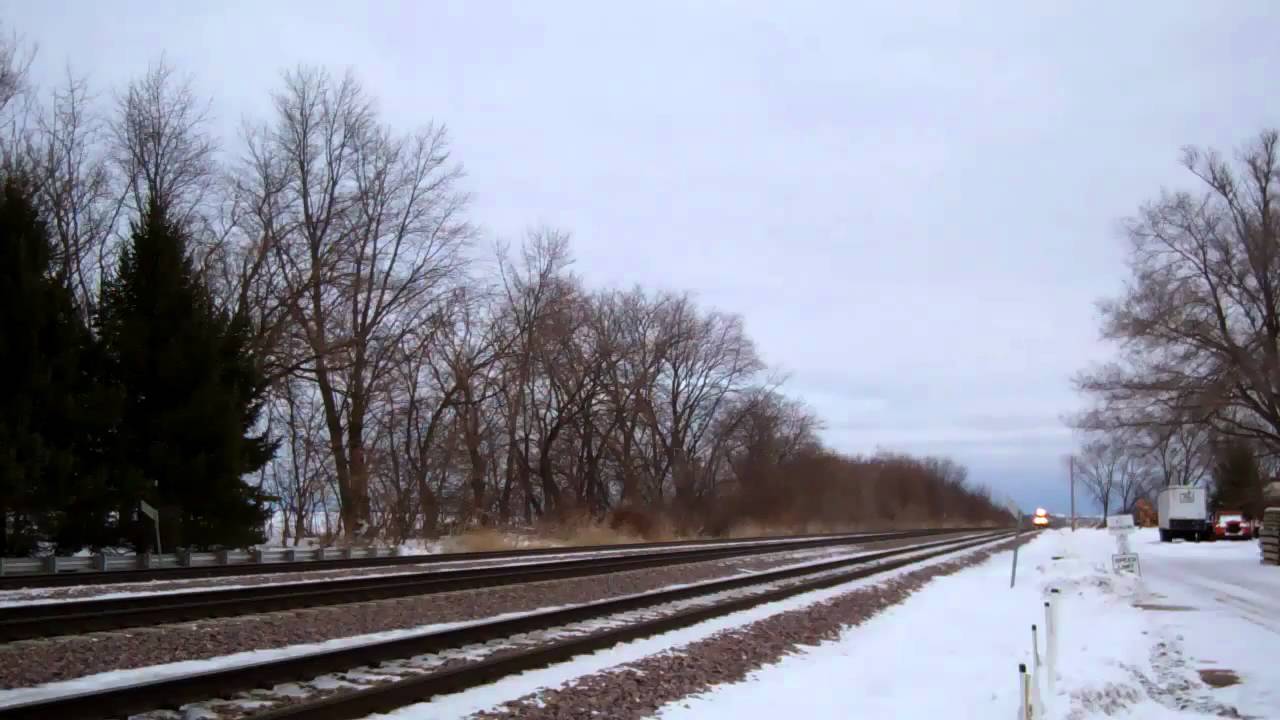 Union Pacific 4779 Leads Amtrak Through LaFox,Illinois - YouTube