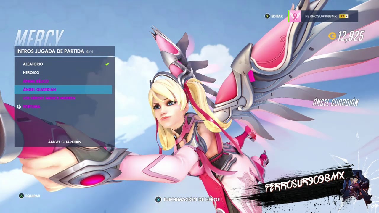 Overwatch OGE - Presentacion Mercy Rosa (Mercy´s Pink BCRF Herigate ...