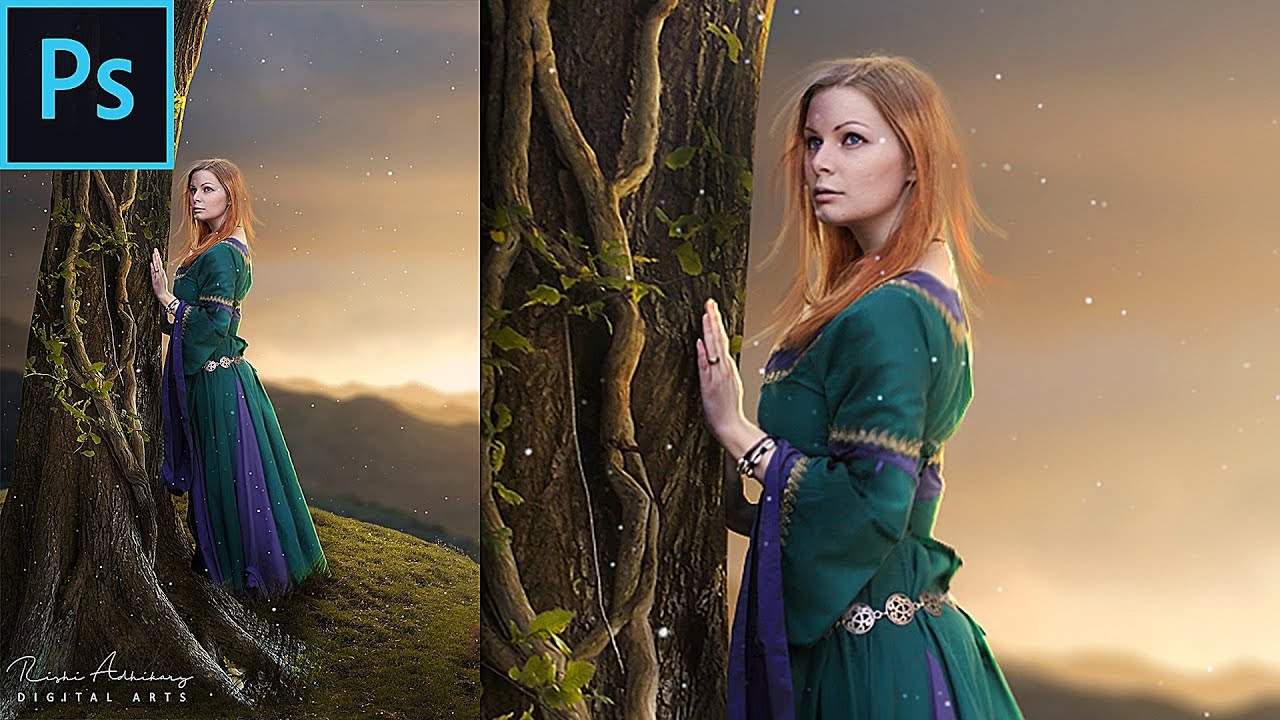 Simple Photo Manipulation in Photoshop - Photoshop Tutorials - YouTube