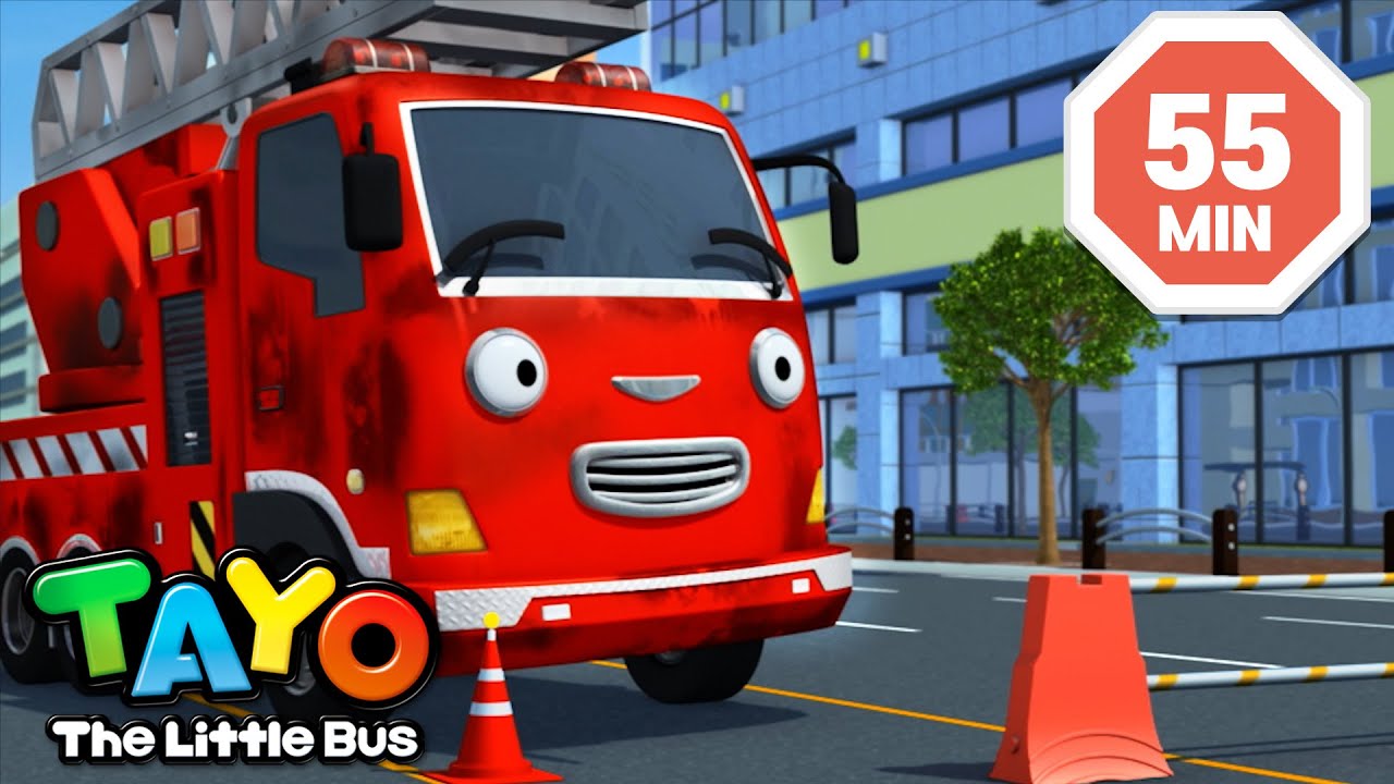 Frank the Fire Truck's Firefighting Stories🔥🚒 | Tayo's Best Friends ...
