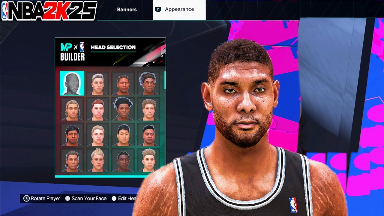 Best Tim Duncan Face Creation In NBA 2K25 - YouTube