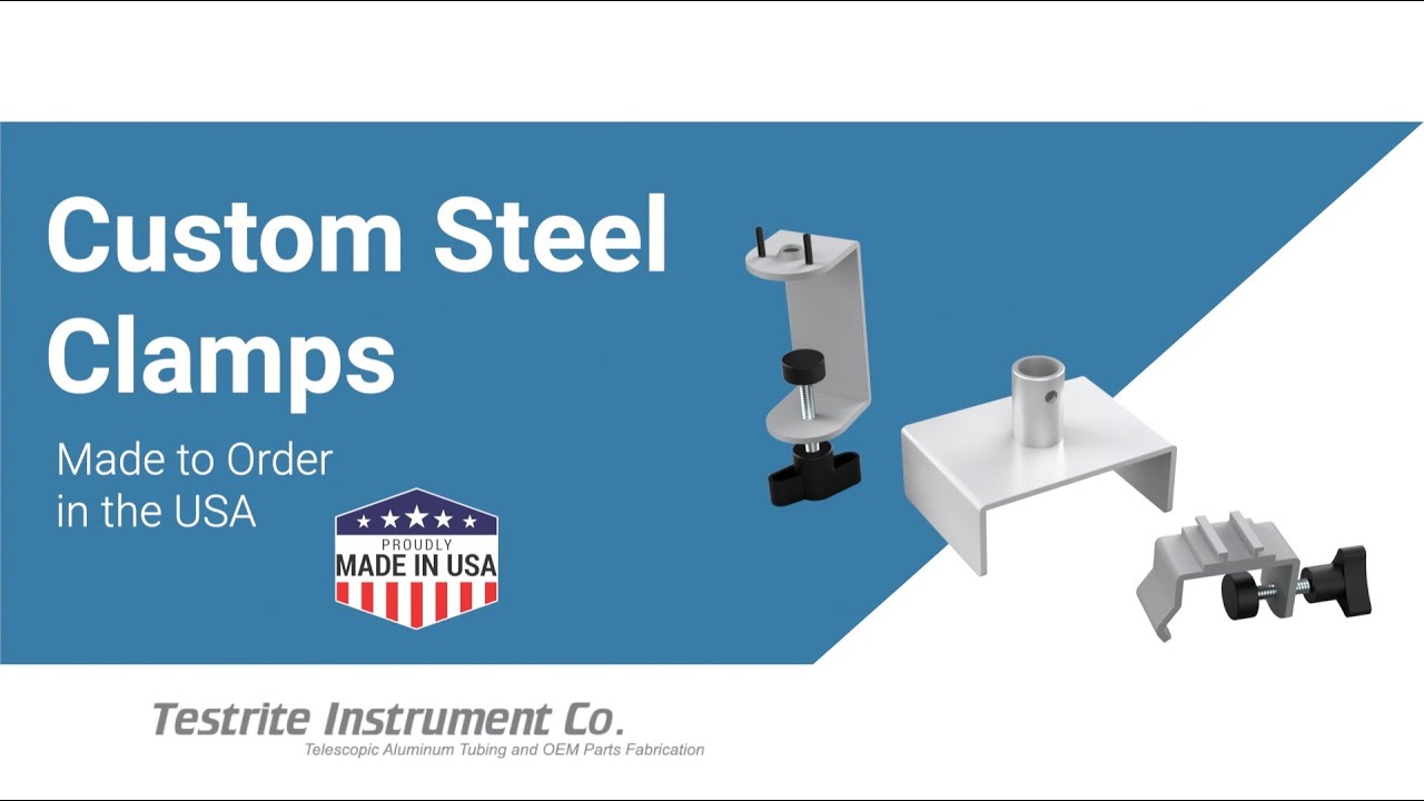 Custom Steel Clamps - YouTube