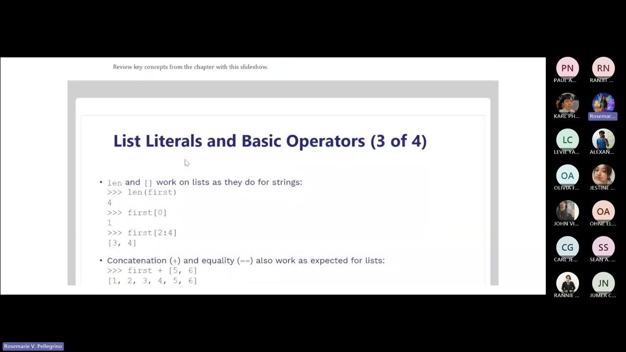 Python on List, Tuples and Dictionaries - YouTube