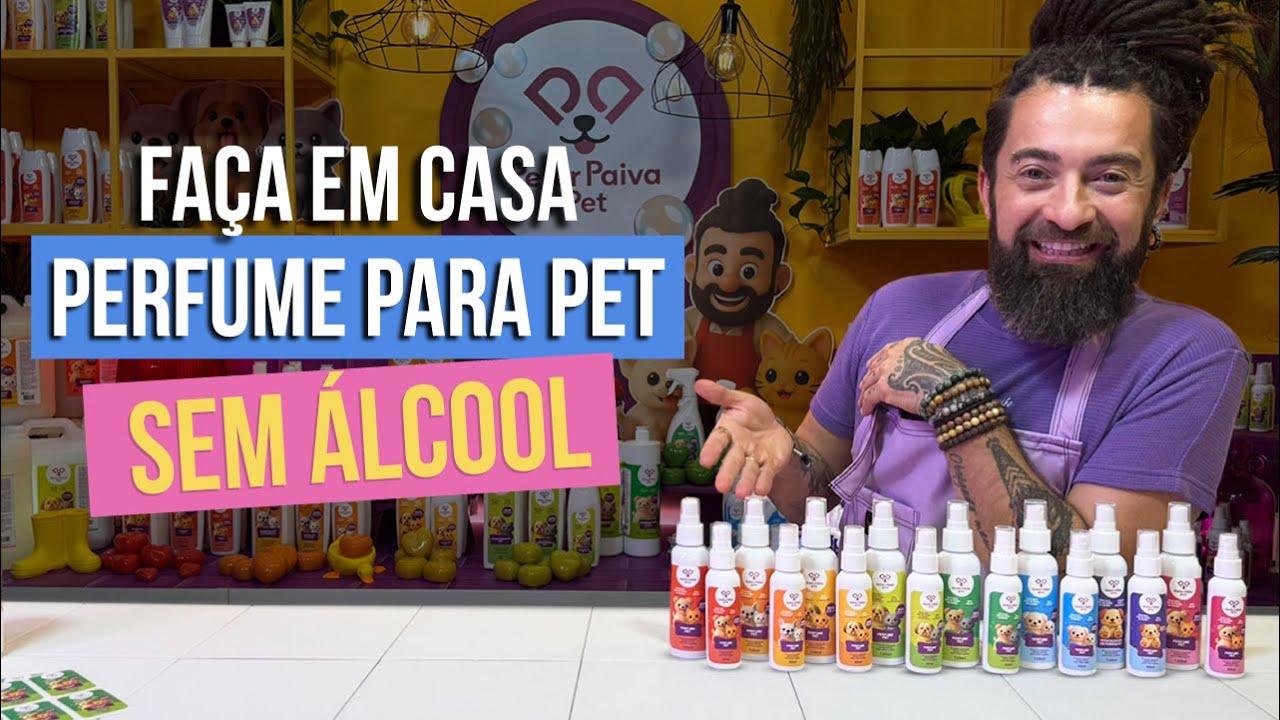 FAÇA EM CASA PERFUME PARA PET SEM ÁLCOOL - YouTube