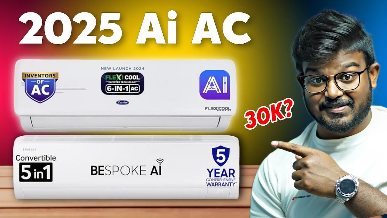 Best Ai Inbuilt AC in 2025🔥Top 5 Best 1.5 Ton 3 Star AC Under ₹30000 ...