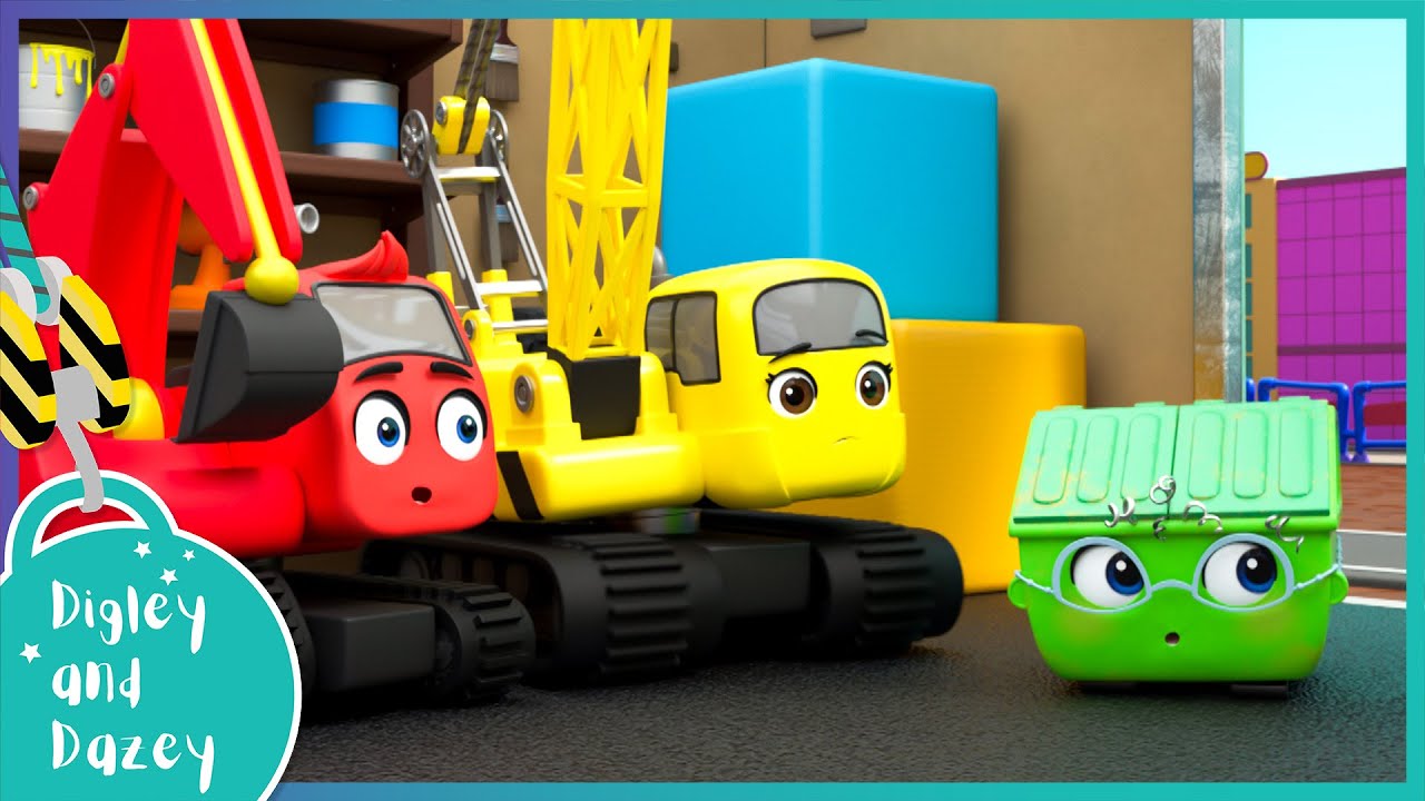 Awesome Friends! Meet Mrs Skip 🚧 🚜 | Digley and Dazey | Kids ...