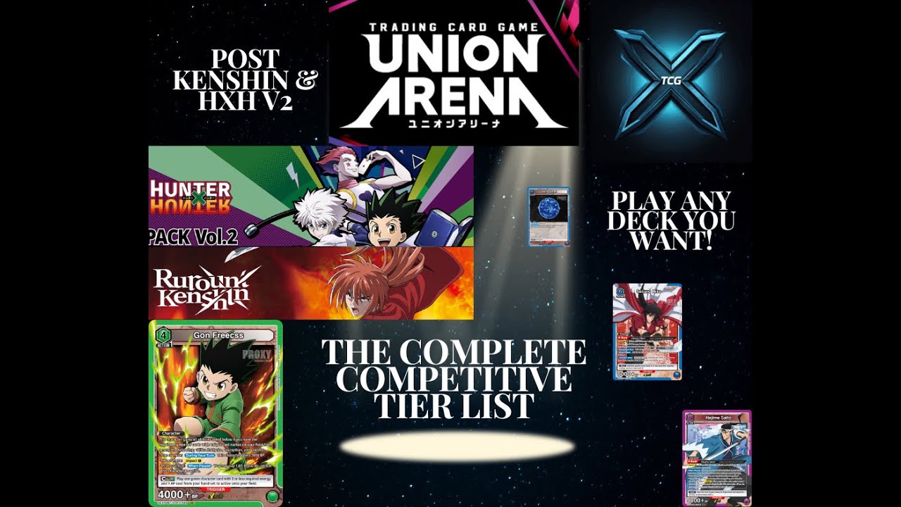 Union Arena TCG - The Complete Competitive Tier List - Post Kenshin ...