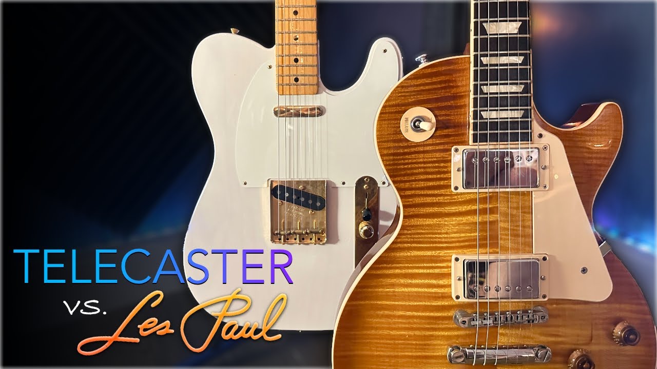 Fender Telecaster vs. Gibson Les Paul - YouTube
