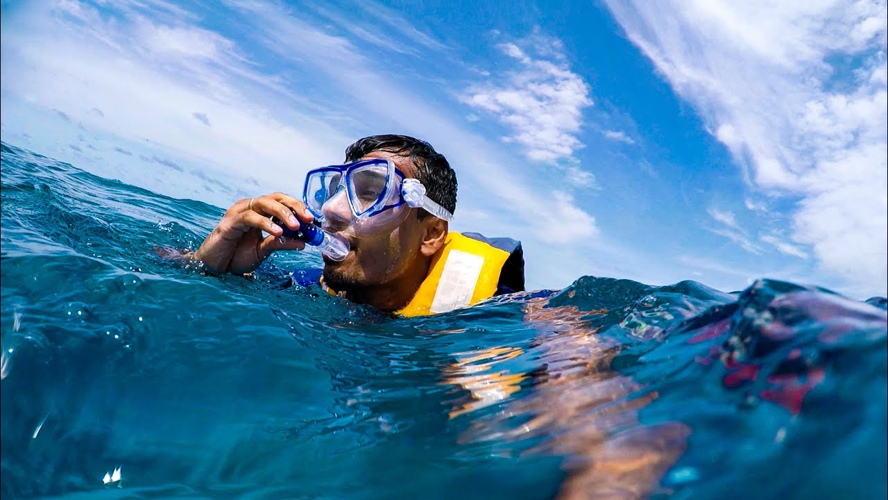 Diving in Indian ocean | Snorkeling in Maldives! - EP7 - YouTube