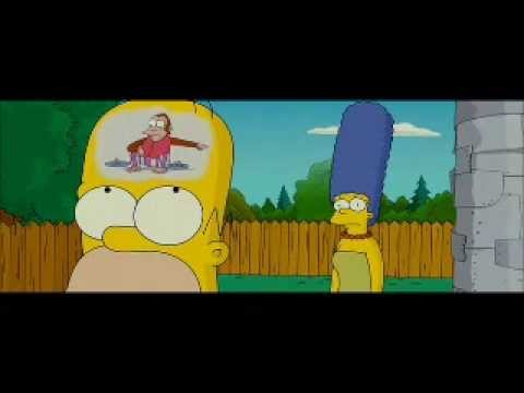 Homer Distraido - Os Simpsons o Filme - YouTube