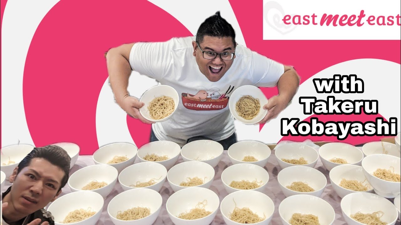 Ramen Eating Contest with Takeru Kobayashi hosted by East Meet East ...