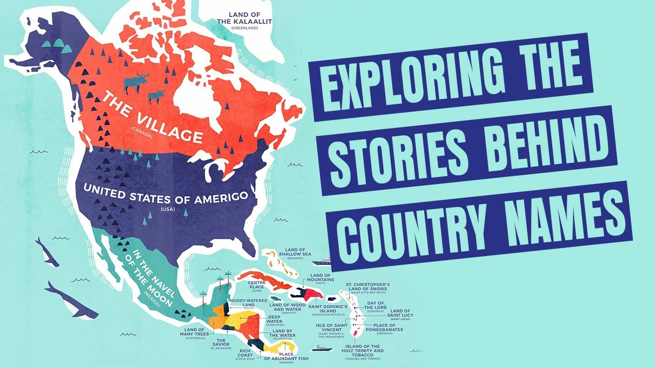 Country Names from Around the World and Their Meaning - #gk - YouTube