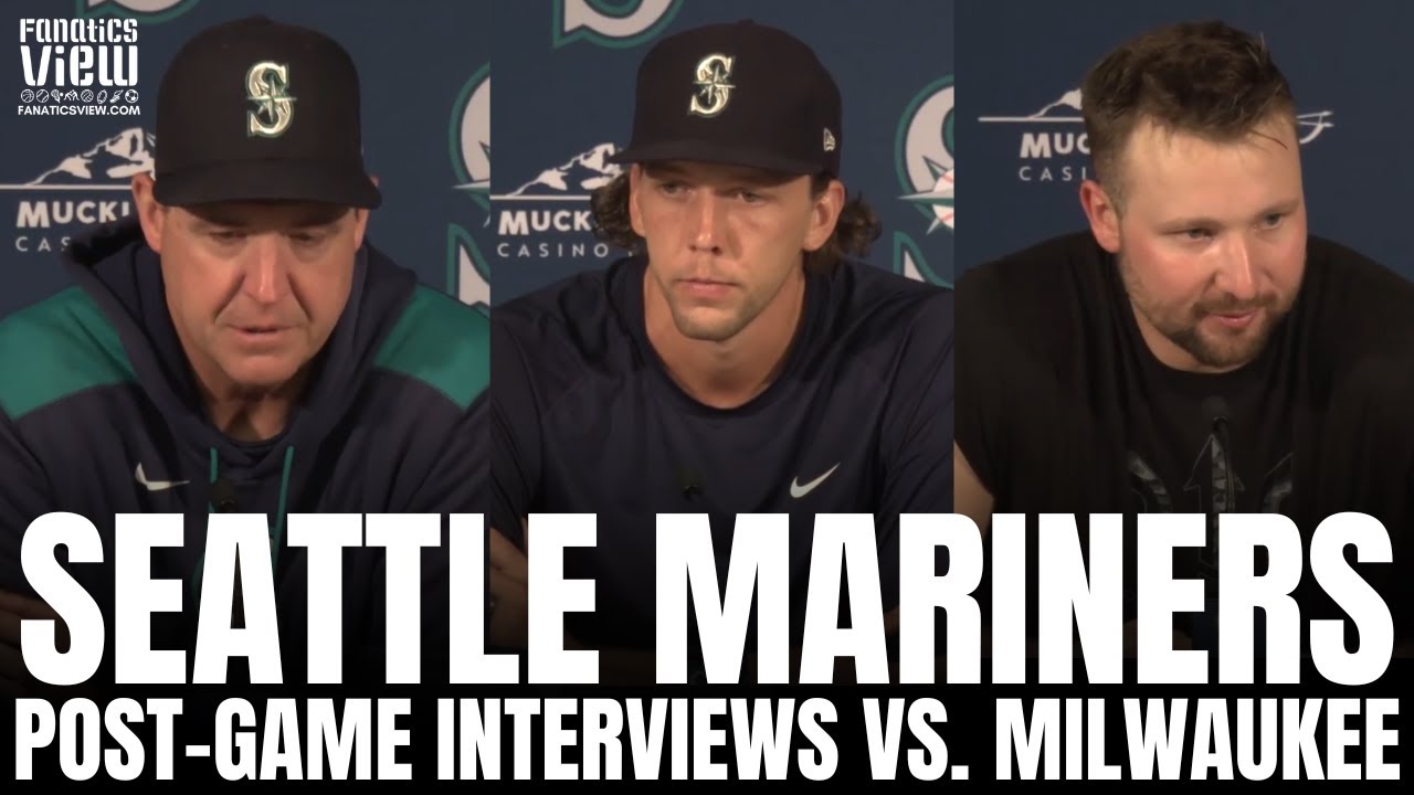 Cal Raleigh, Logan Gilbert & Dan Wilson Recap Facing Jacob Misiorowski ...