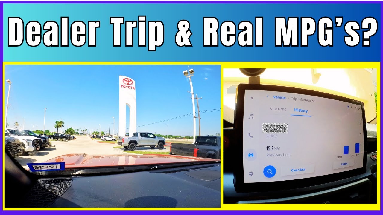 Toyota Dealership Drive-thru And Real MPG's - YouTube