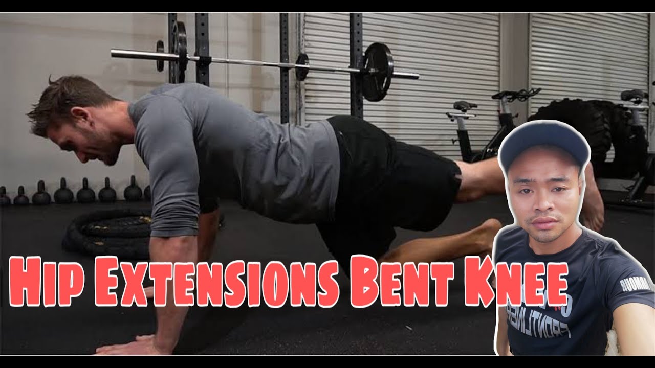 Hip Extensions Bent Knee - YouTube
