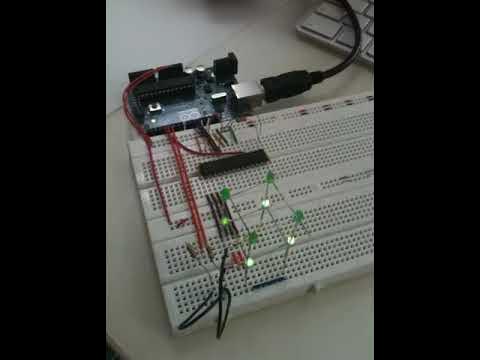 2x2x2 LED Cube with Arduino and TLC 5940 - YouTube