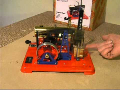 Mamod SP8 James Watt toy steam beam engine - YouTube