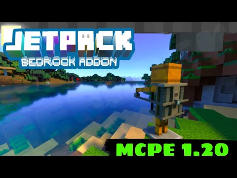 jetpack addon for mcpe 1.20 || 1.20 best addon - YouTube