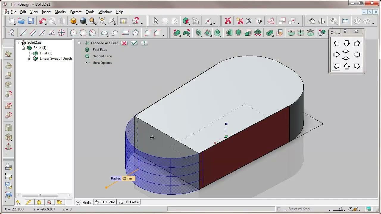 ThinkDesign - Solid Modelling, Part 4 - (25) - YouTube