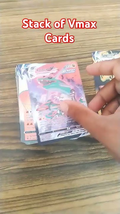 Stack of Vmax cards - YouTube