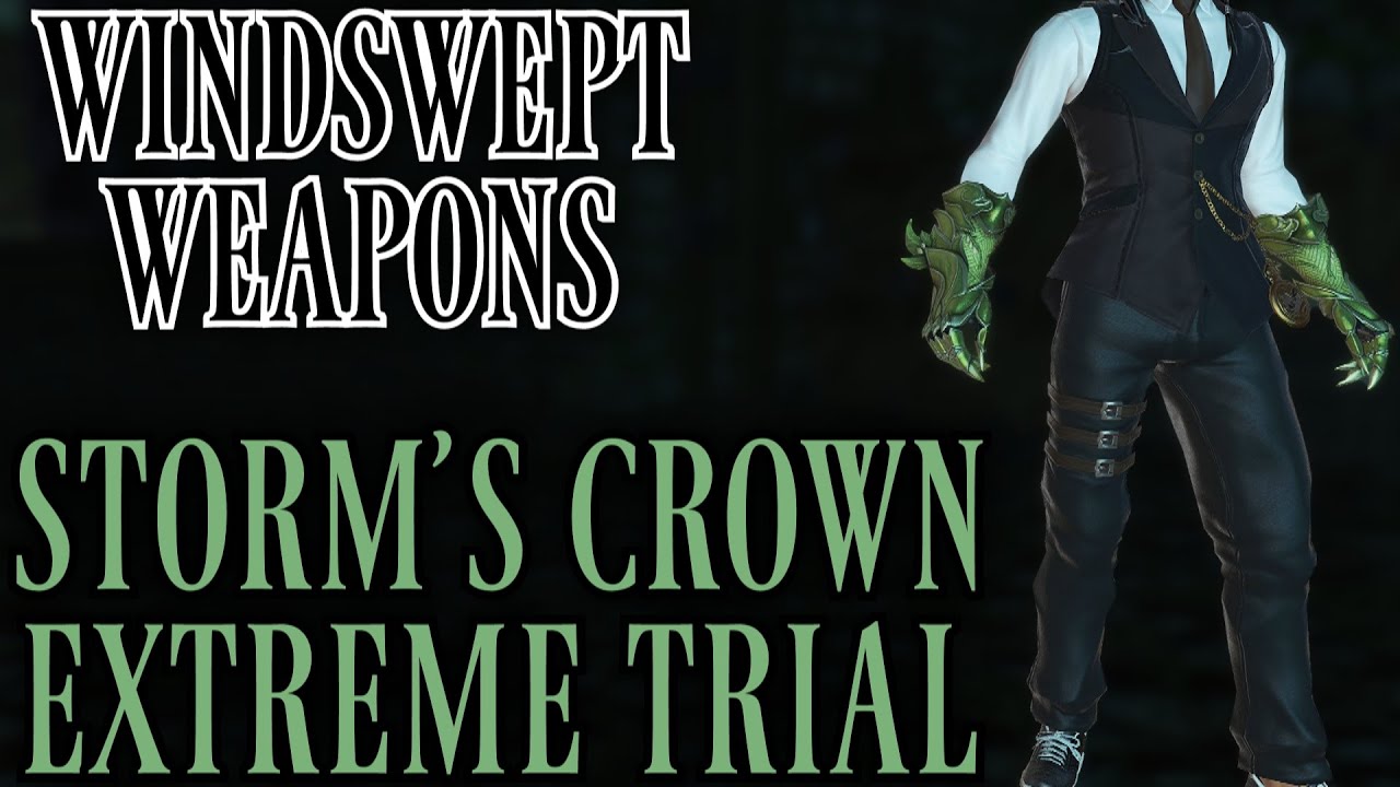 Storm's Crown EX Windswept Weapons (FFXIV Patch 6.2) - YouTube