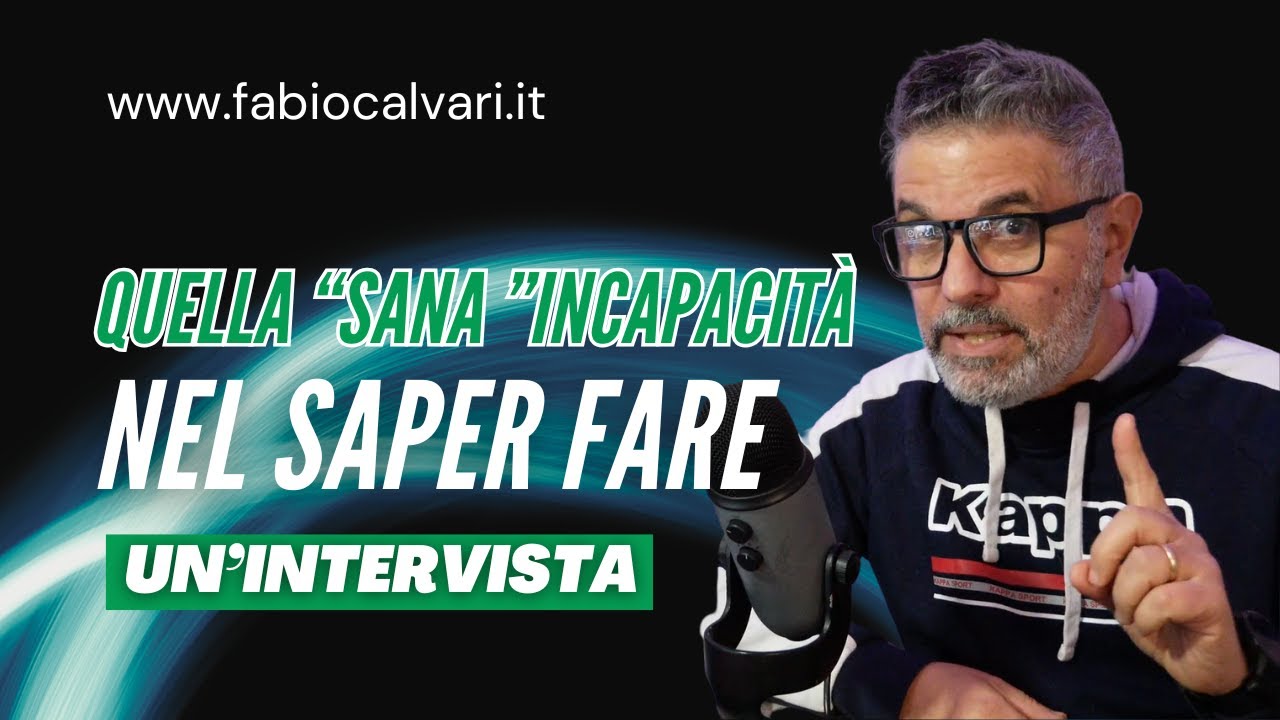 QUELLA "SANA" INCAPACITA' NEL SAPER FARE LE INTERVISTE - YouTube