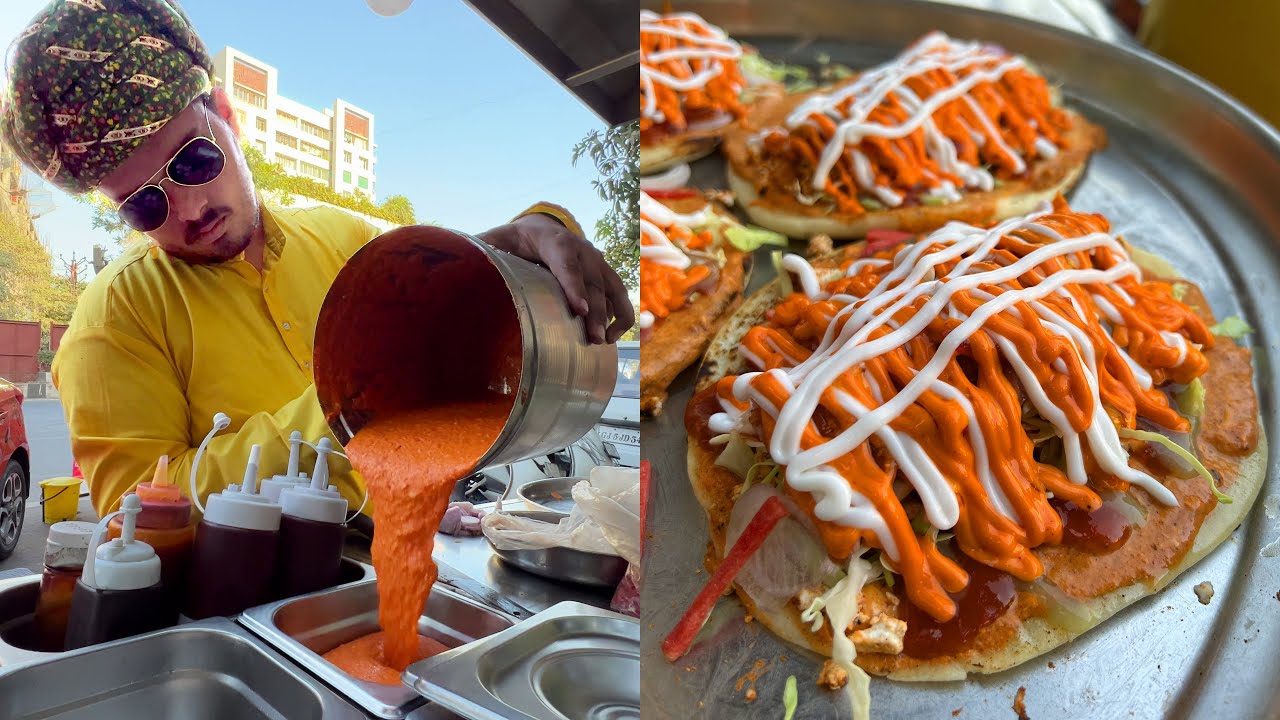 Rajwadi Paneer Shawarma of Surat | Surat Street Food | Indian Street ...