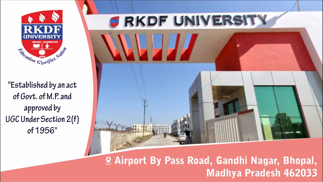 RKDF University Bhopal || Best University Bhopal || Campus Tour - YouTube
