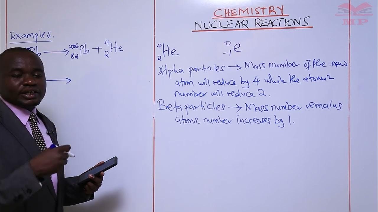 FORM 3 CHEMISTRY - Radioactivity ; Nuclear Reactions - YouTube