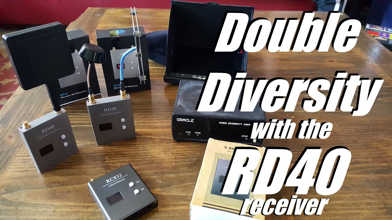 RD40 Diversity Video Receiver from Banggood - YouTube